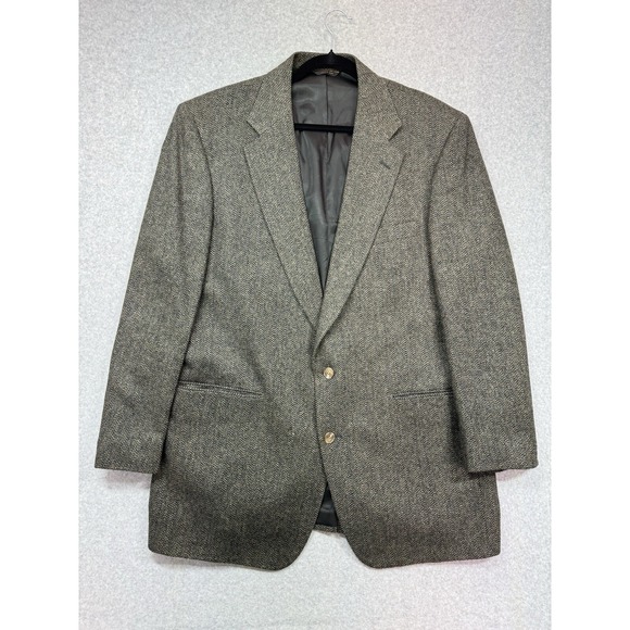 Suits & Blazers | Scotland House Wool Tweed Blazer 44 Extra Long ...